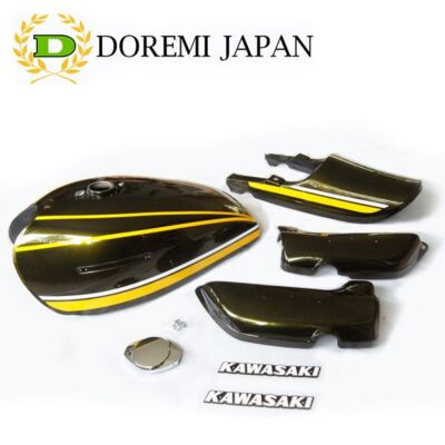 1974 kawasaki z1 Painted Body Work Set gas tank, tail cowl, side covers ...