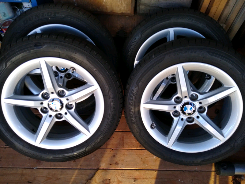 BMW 16 inch alloy wheels and tyres etc! | in Penrhyn Bay, Conwy | Gumtree