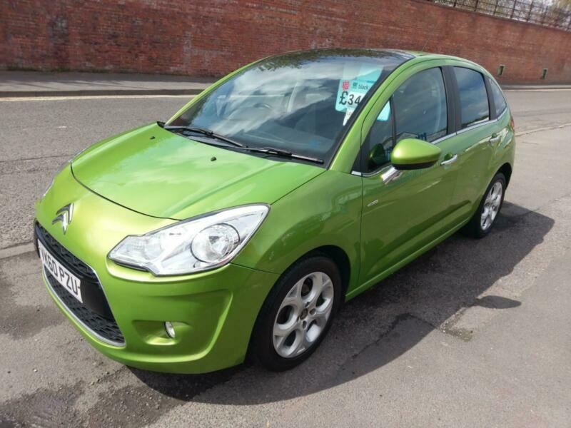 CITROEN C3 EXCLUSIVE 1.6 HDi DIESEL LOW MILES £20 TAX MINT GREEN 2 KEYS ...