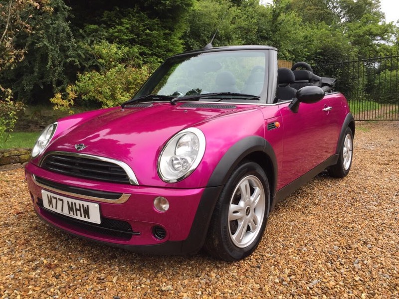 Mini convertible pink | in Disley, Manchester | Gumtree