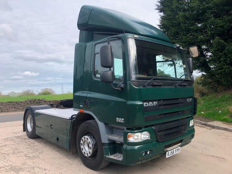 2008 58 DAF CF 75.310 euro 5 4x2 day cab tractor unit | in Halifax ...