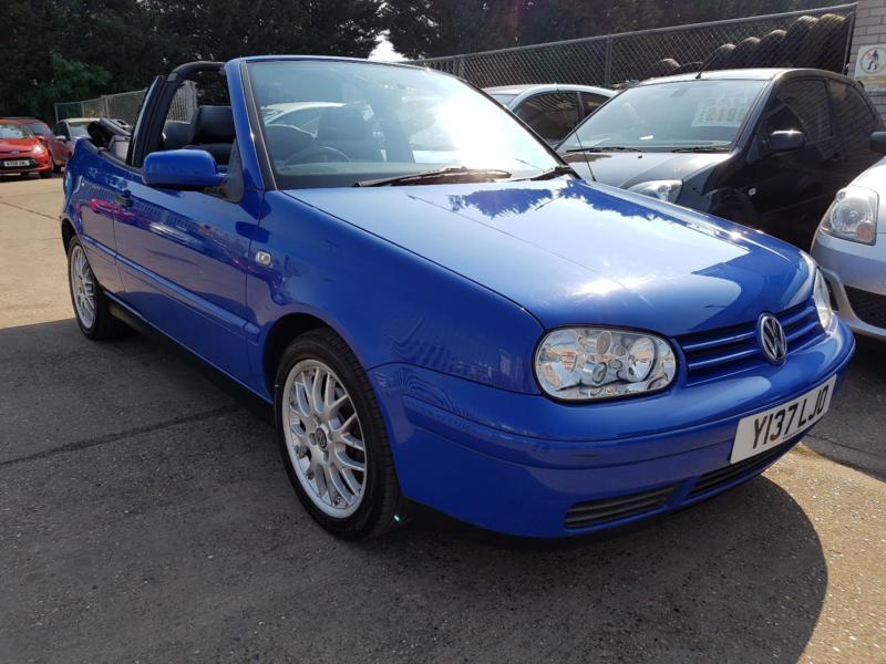 2001 VOLKSWAGEN GOLF 2.0 COLOUR CONCEPT CONVERTIBLE CABRIOLET 105K | in ...