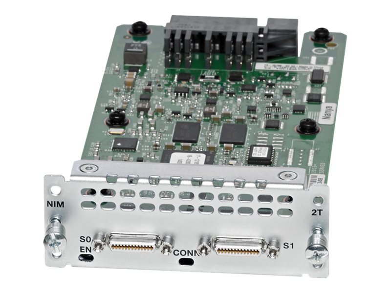 Cisco NIM-2T WAN Network Interface Module - serial adapter Including ...