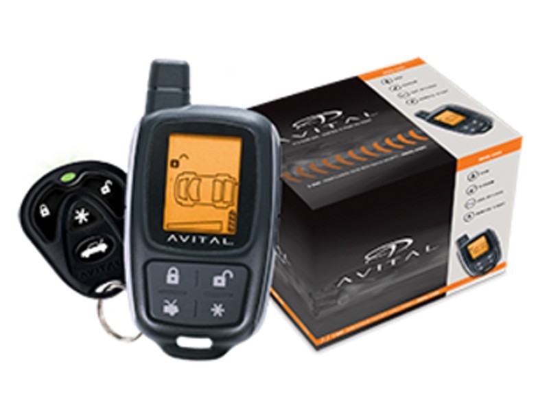 Avital 5305L 2-Way Car Alarm Security System +Remote Starter +LCD ...