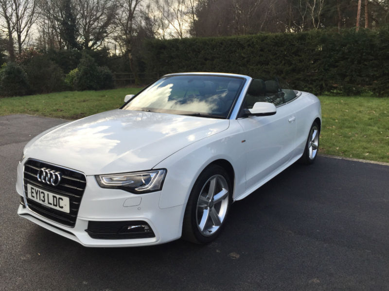 Audi A5 Convertible White Audi A5 Tdi S Line Special Edition