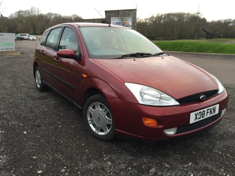 2000 'X' Ford Focus 1.8i 16v Petrol Zetec 5 door in Burgundy, Genuine ...