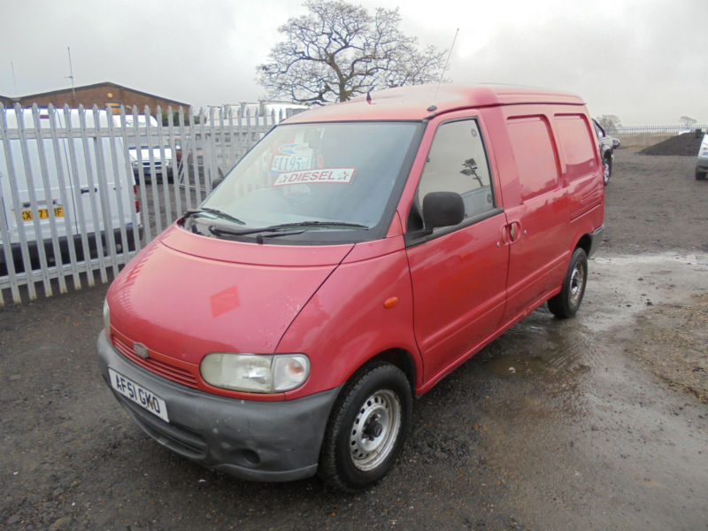 2001 51 LDV CUB 2.3 DIESEL PANEL VAN IN RED NISSAN VANETTE CARGO | in ...