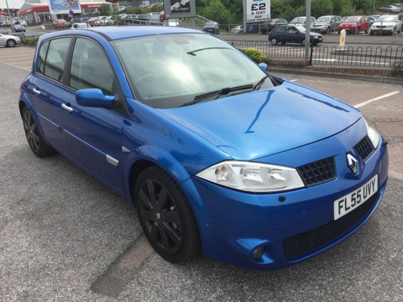 2005/55 Renault Megane 2.0T 225 RENUALT SPORT VERY RARE 5 DOOR 71000 ...