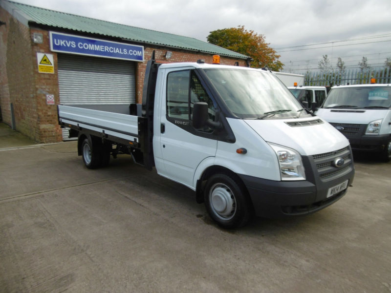 2014 Ford Transit 350 125 Long Wheel Base Lwb Drop side Pick Up Flat ...