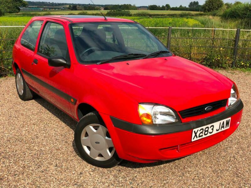 2000 X reg Ford Fiesta 1.3 Finesse 3 Door Red 2 Owners Full MOT 48,000 ...