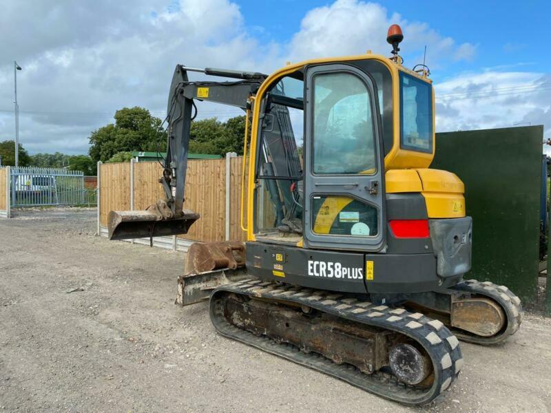 volvo digger 5.8 TON ECR58PLUS DIGGER EXCAVATOR CAT JCB HITACHI | in ...