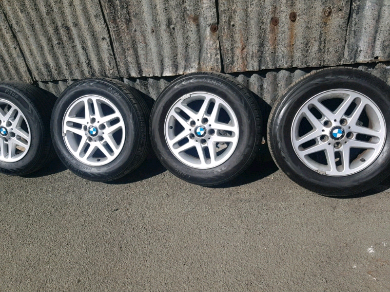 Genuine 15" Bmw 5x120 Alloy wheels | in Wrexham | Gumtree