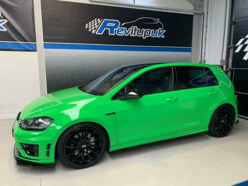 480-500BHP + VW GOLF R + REVO STAGE 3 + ONE OFF GREEN WRAP + STUNNING ...