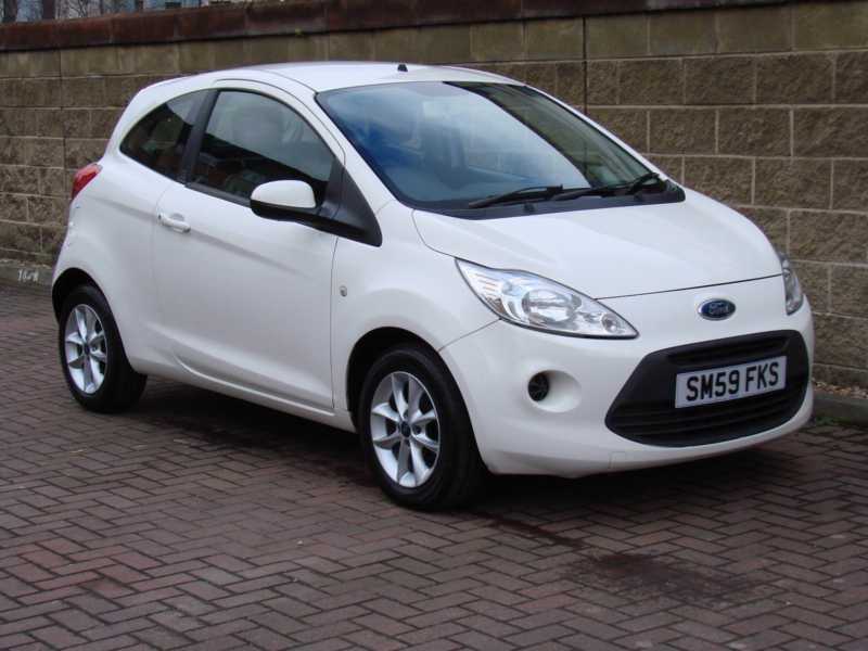 FINANCE AVAILABLE!!! WHITE 2009 FORD KA STYLE 1.2 3dr, FSH 1 YEAR MOT A ...