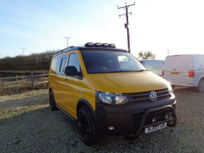 2015 VOLKSWAGEN TRANSPORTER T5.1 T32 2.0 TDI SWB SWAMPER CAMPER 140 BHP ...