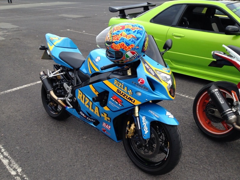 Suzuki GSXR 600 k4, 13000 miles, full racefit exhaust,Rizla,bsb signed ...