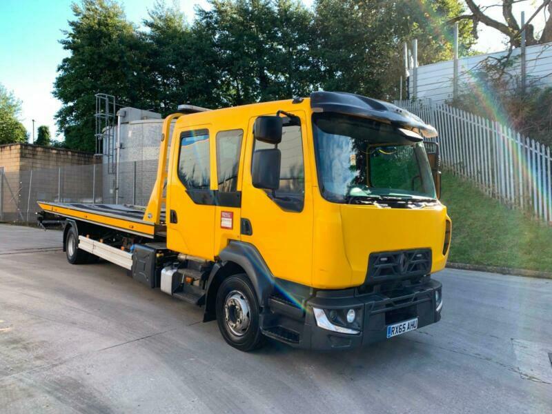2015 65 RENAULT MIDLUM D12 DIESEL 12 TON CREW CAB RECOVERY TRUCK TILT ...