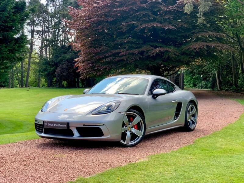 2017 Porsche 718 CAYMAN S PDK, GT Silver, Bordeaux Leather, 20 Inch ...