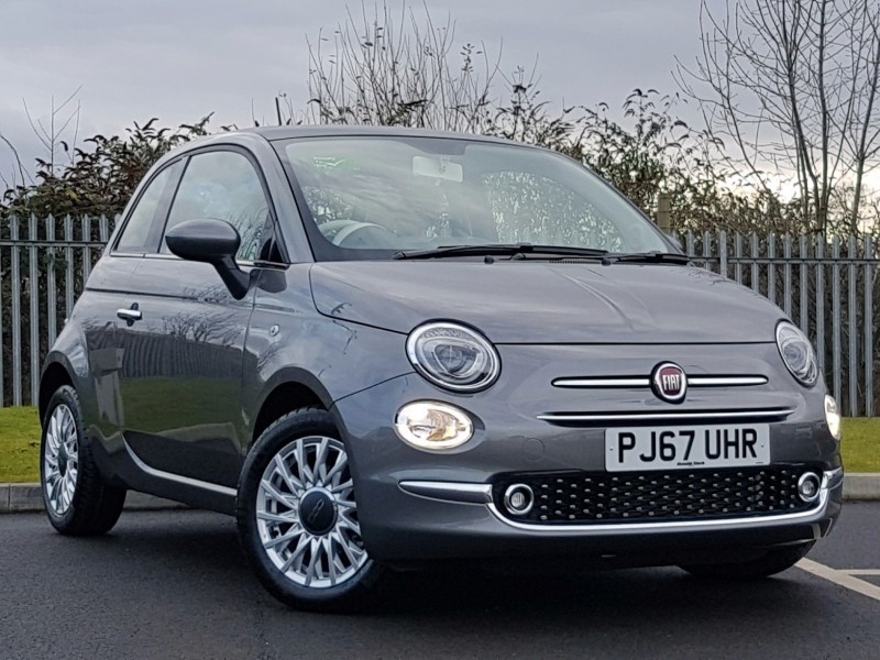 Nearly New (67 plate) Fiat 500 Lounge 1.2, Just 300 miles, Grey, Pan ...