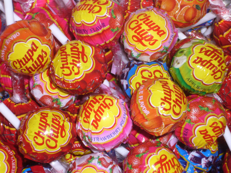 200 Chupa Chups Lollies and Display Stand 200 Assorted Lollies REDUCED ...