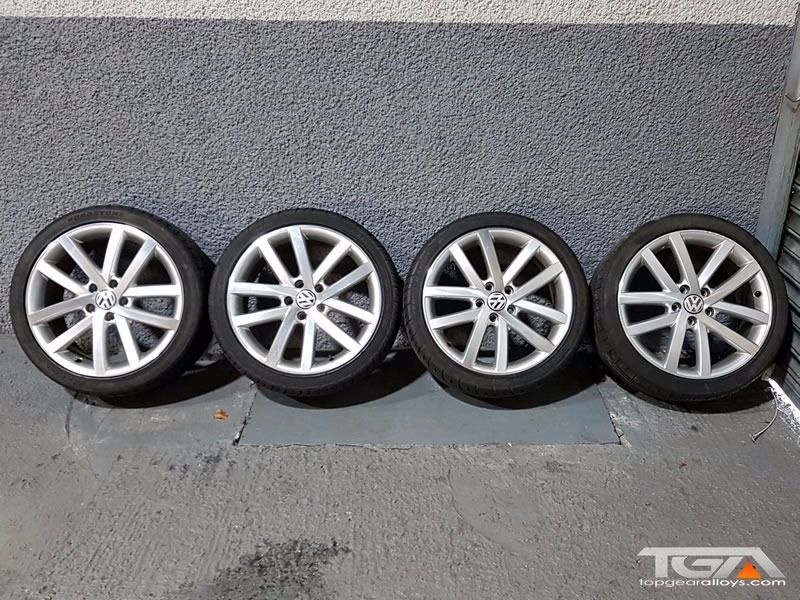 18" Genuine VW Vancouver Alloy Wheels for a VW Jetta, Golf MK5, MK6 ...