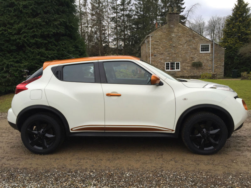 STUNNING CUSTOM NISSAN JUKE 1.5DCI 6SP 110PS ACENTA WHITE WITH COPPER ...
