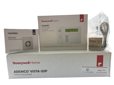 Honeywell Home Vista-20P, 6160RF Keypad, Siren, Jack