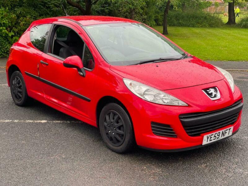 2009 59 Red Peugeot 207 1.4 Urban 3 Dr Hatch 90K Very Clean And Drives ...