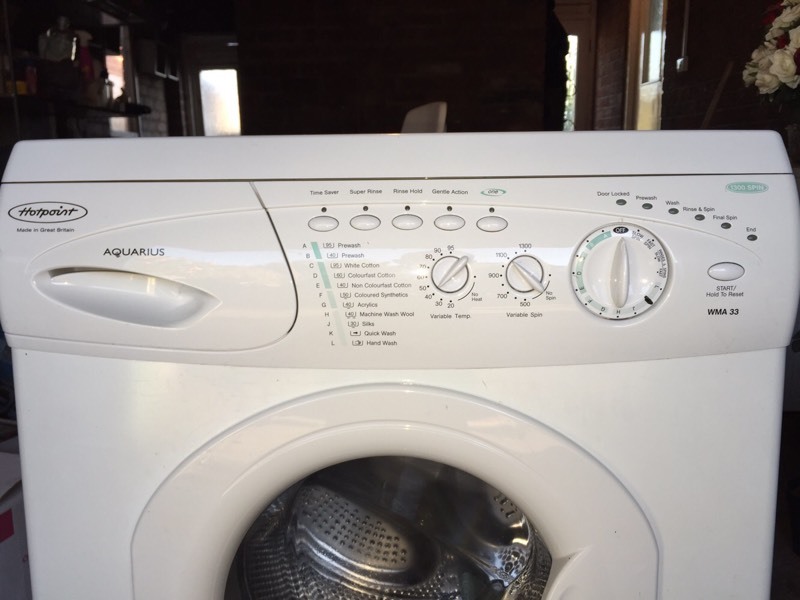 Hotpoint Aquarius WMA 33 1300 spin washing machine | in Urmston ...