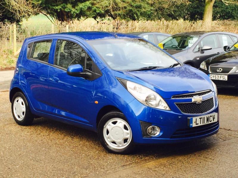 2011 Chevrolet Spark 1.0 LS 5 Door Blue only 54,006 Miles FSH SUPERB ...