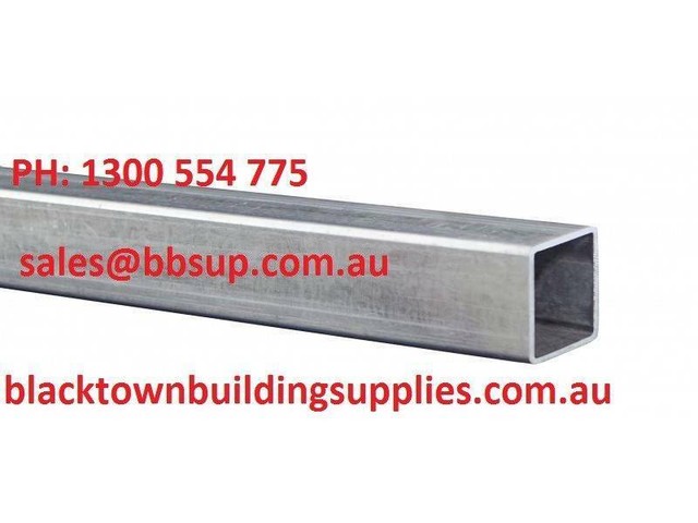 Galvanised Post 90 mm x 90 mm Steel Square Tube | Building Materials ...