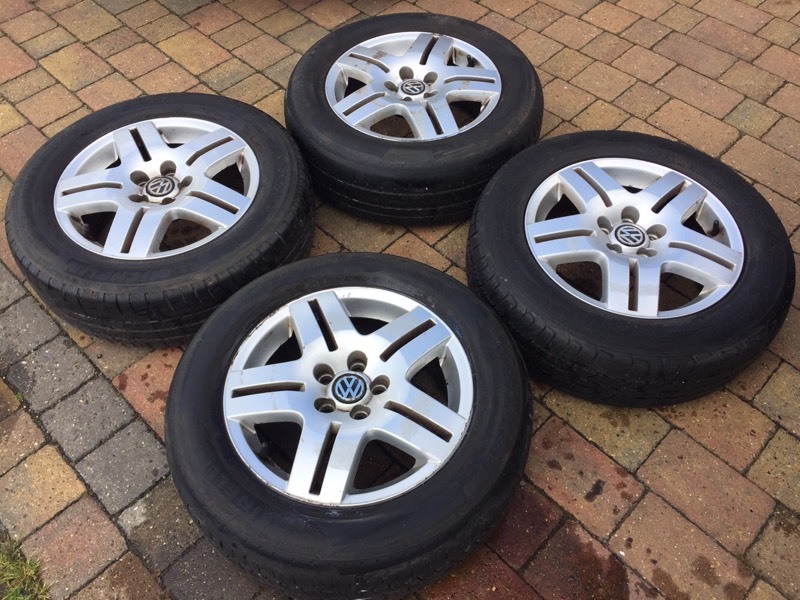 VW Genuine OEM Golf Mk4 Avus II 15" alloy wheels and tyres 5x100 | in ...