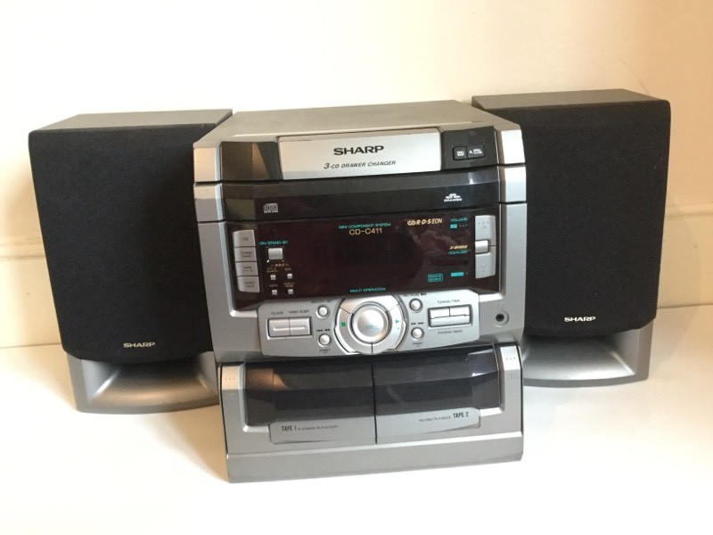 Sharp 3 disk cd changer hiding stereo | in Erdington, West Midlands ...