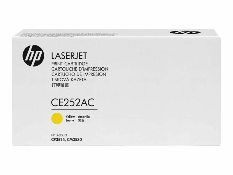 CE252AC HP CLJ Cm3530 Contract Toner Yellow for sale online | eBay