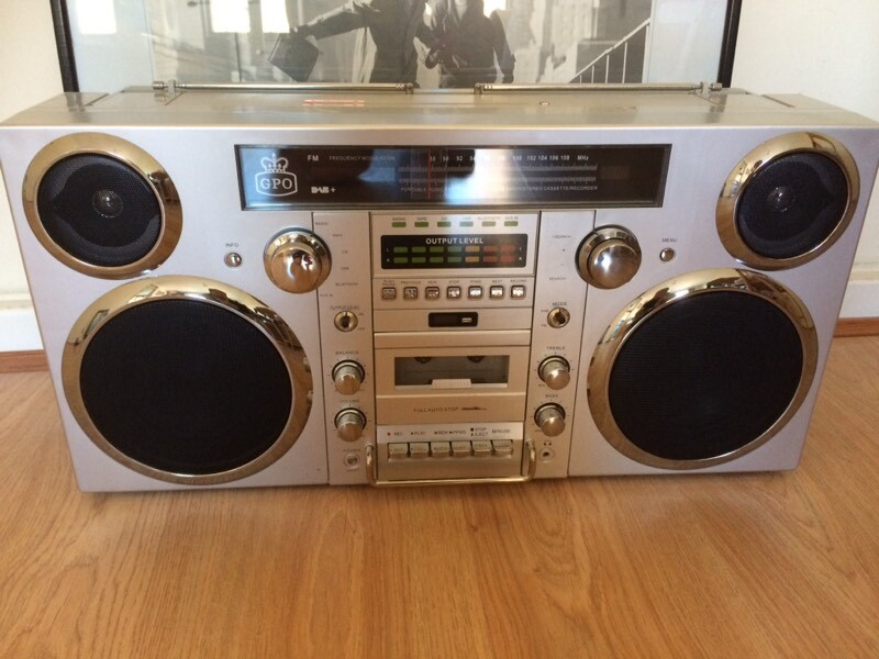 GPO Brooklyn Portable Retro Style Boombox Music System | in Wanstead ... GPO Brooklyn Portable Retro Style Boombox Music System | in Wanstead ...