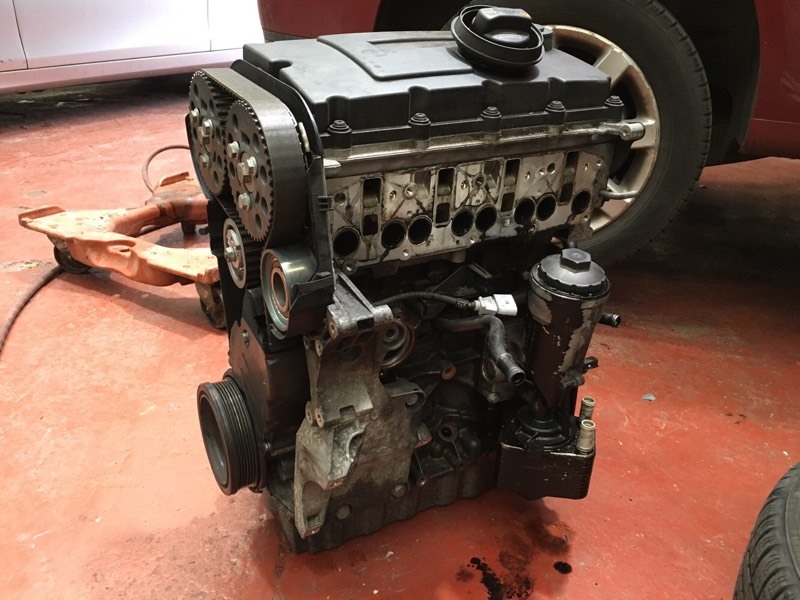 VOLKSWAGEN VW 2.0 TURBO DIESEL (1968cc) TDI 140 BKD ENGINE (parts only ...