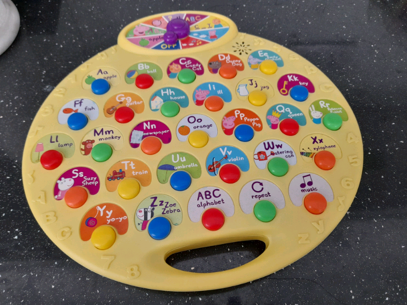 Peppa pig educational alphabet phonics learning lights sounds toy | in ...