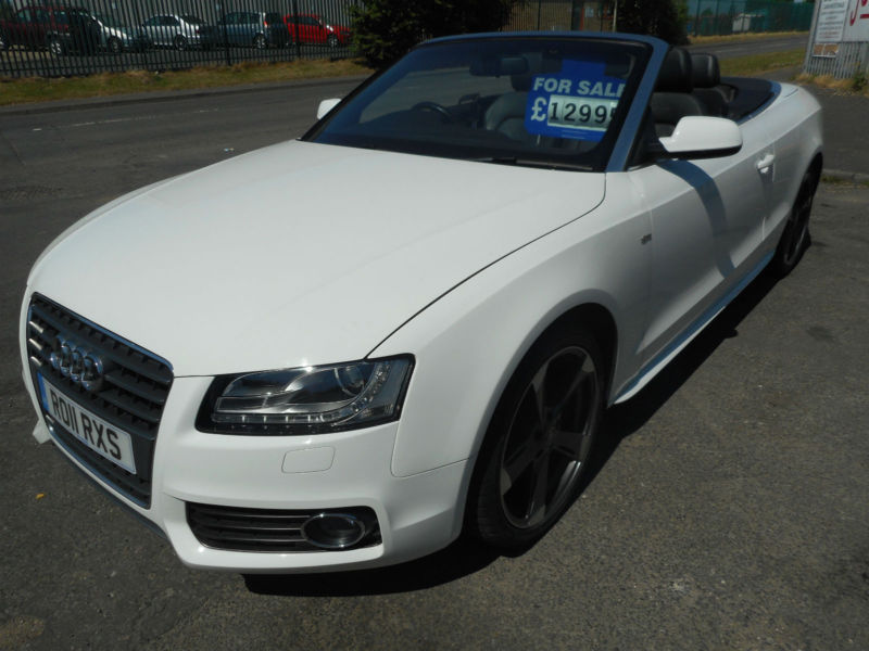 Audi A5 Convertible White Audi A5 Tdi S Line Special Edition