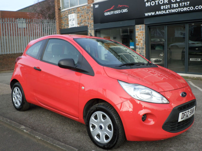 2012 Ford Ka 1.2 ( 69ps ) ( s/s ) Studio 3DR 12 REG Petrol Red | in ...