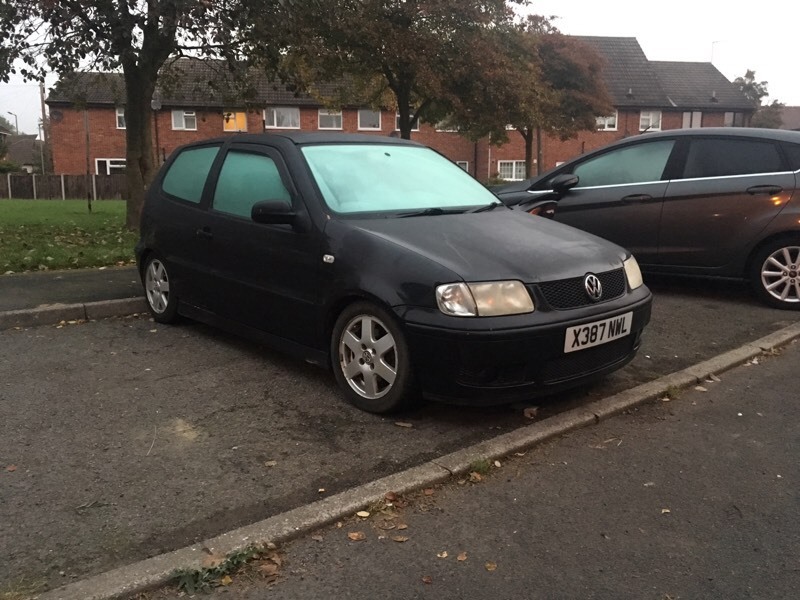 VW POLO 6n2 TDI SE DIESEL 2000 3 DOOR BLACK MODIFIED | in Borrowash ...