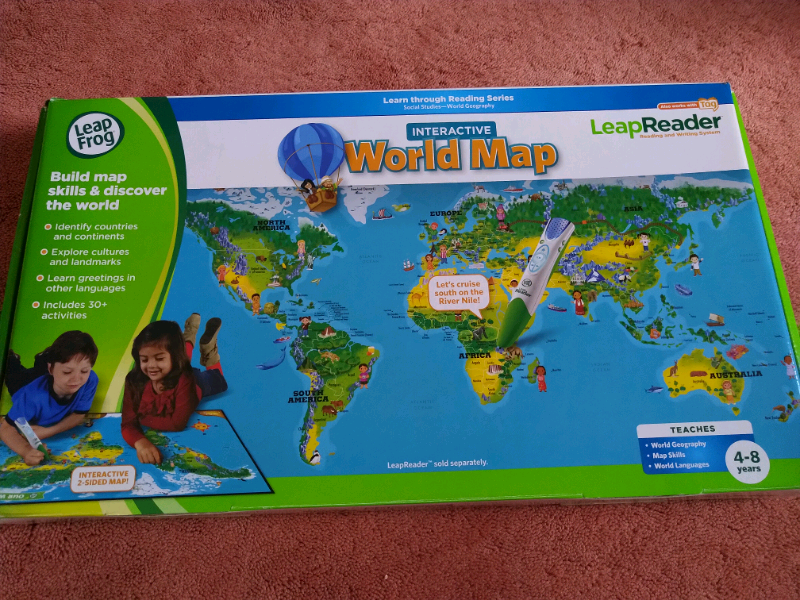Leap Reader Interactive World Map - Map