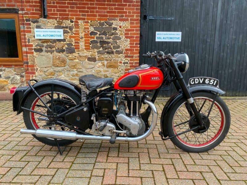 Ariel Red Hunter 350cc 1947 Telescopic Forks Recently Recommissioned ...