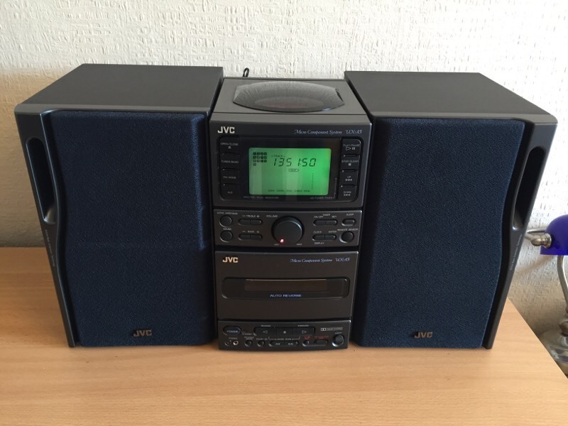 JVC UX-A5 Micro Hi-fi Separates System, CD Player, AM/FM Radio ...