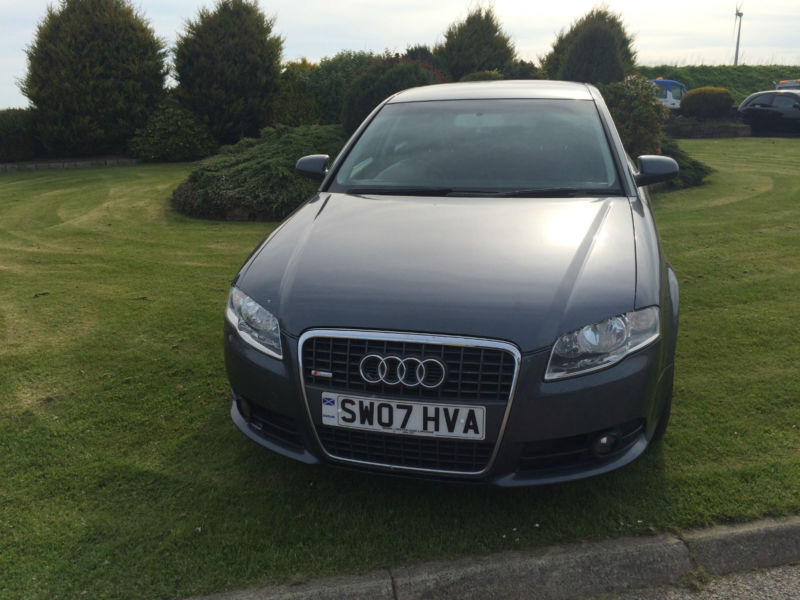 2007 07 Audi A4 2.0TDI 140 S Line Diesel Grey 5 Door MOT June 2019 ...
