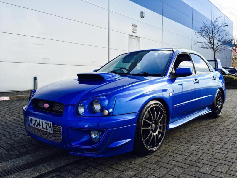 2004 04 Subaru Impreza 2.0 WRX STI Type UK blue + PRODRIVE ...