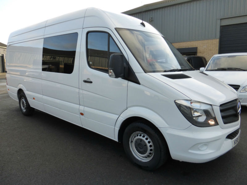 2016 Mercedes Sprinter 313 CDi LWB 6 SEAT 'DUALINER' CREW VAN, SUPERB ...