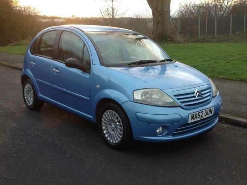 2002 52 Blue Citroen C3 1.6i 16v Exclusive 5 Dr Hatch Ideal Cheap First ...