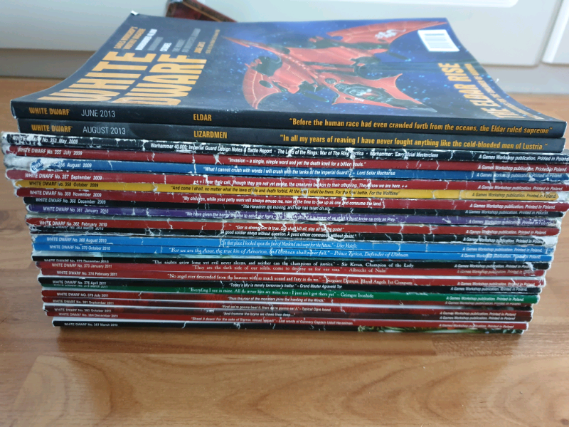 White Dwarf Magazine Back Issues