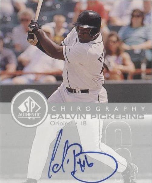 1999 SP Authentic - Chirography #CP Calvin Pickering (AU) for sale ...