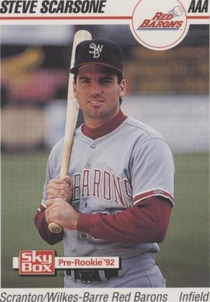 1992 SkyBox Pre-Rookie - AAA Packs #222 Steve Scarsone (RC) for sale ...